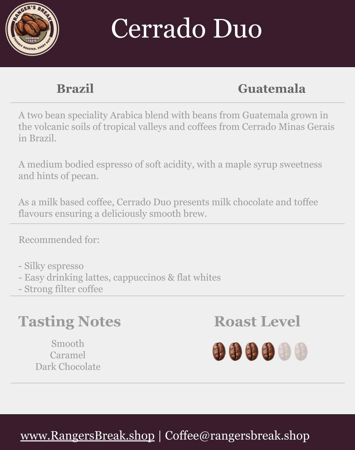 Cerrado Duo – Ranger's Break